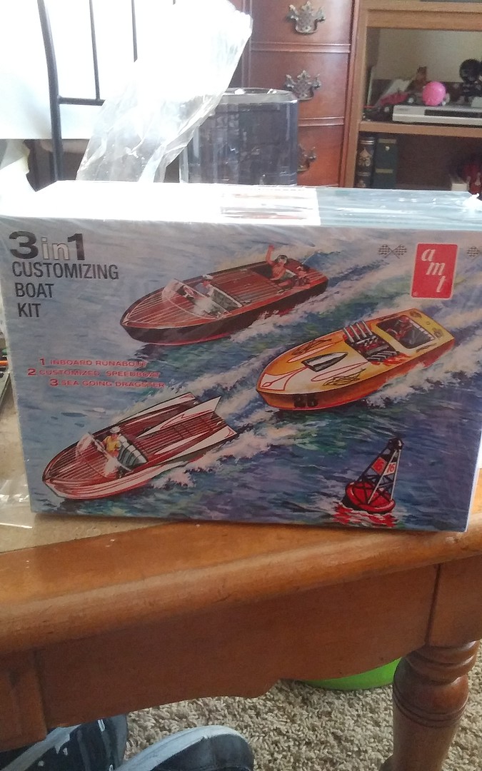 Gallery Pictures AMT 3 in 1 Customizing Boat Plastic Model Commercial ...