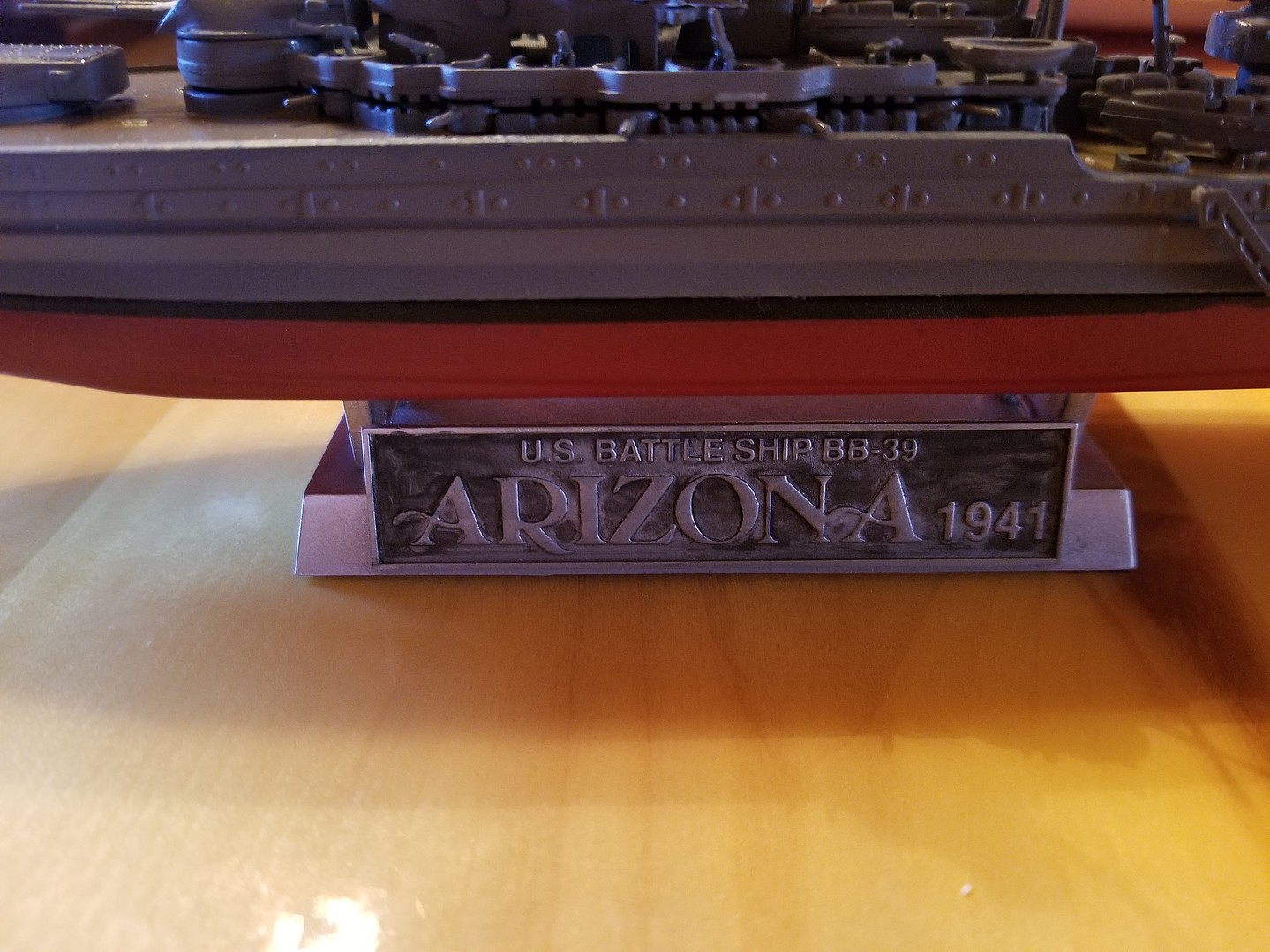 USS Arizona BB-39 -- Plastic Model Military Ship Kit -- 1/700 Scale ...