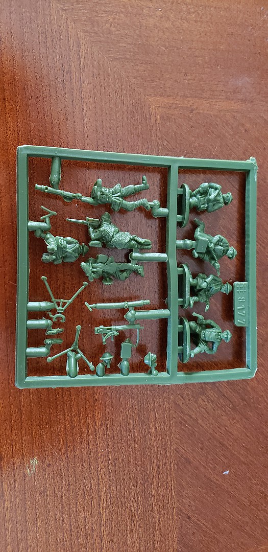 WWI British Heavy Weapons -- Plastic Model Military Figure Set -- 1/72 ...