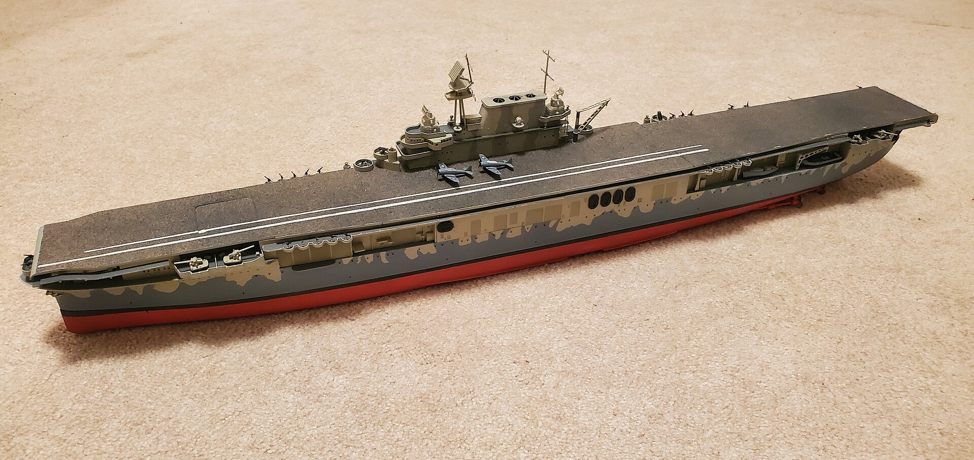 Gallery Pictures Trumpeter USS Aircraft Carrier Hornet CV8 Plastic ...