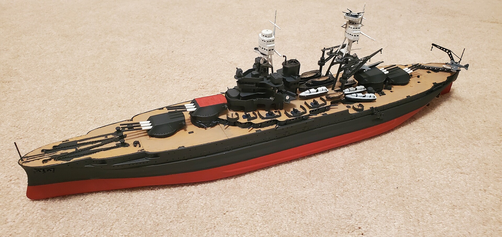 USS Arizona BB-39 -- Plastic Model Military Ship Kit -- 1/350 Scale ...