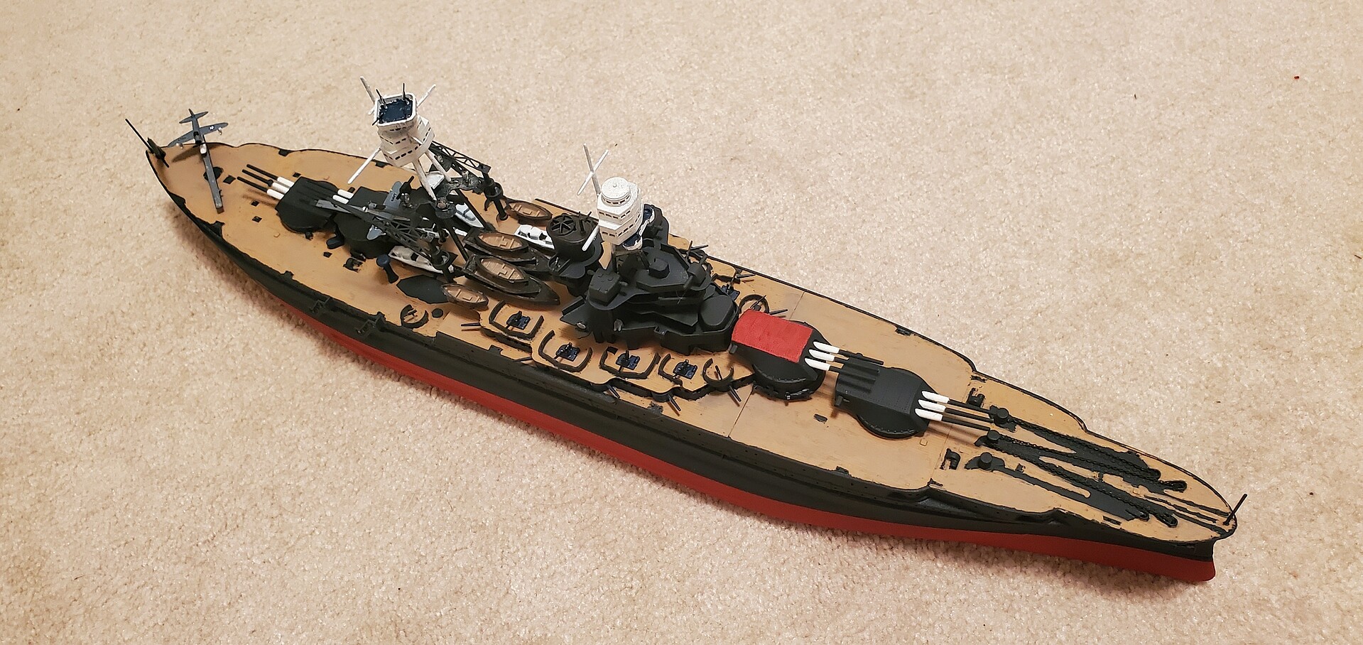 USS Arizona BB-39 -- Plastic Model Military Ship Kit -- 1/350 Scale ...