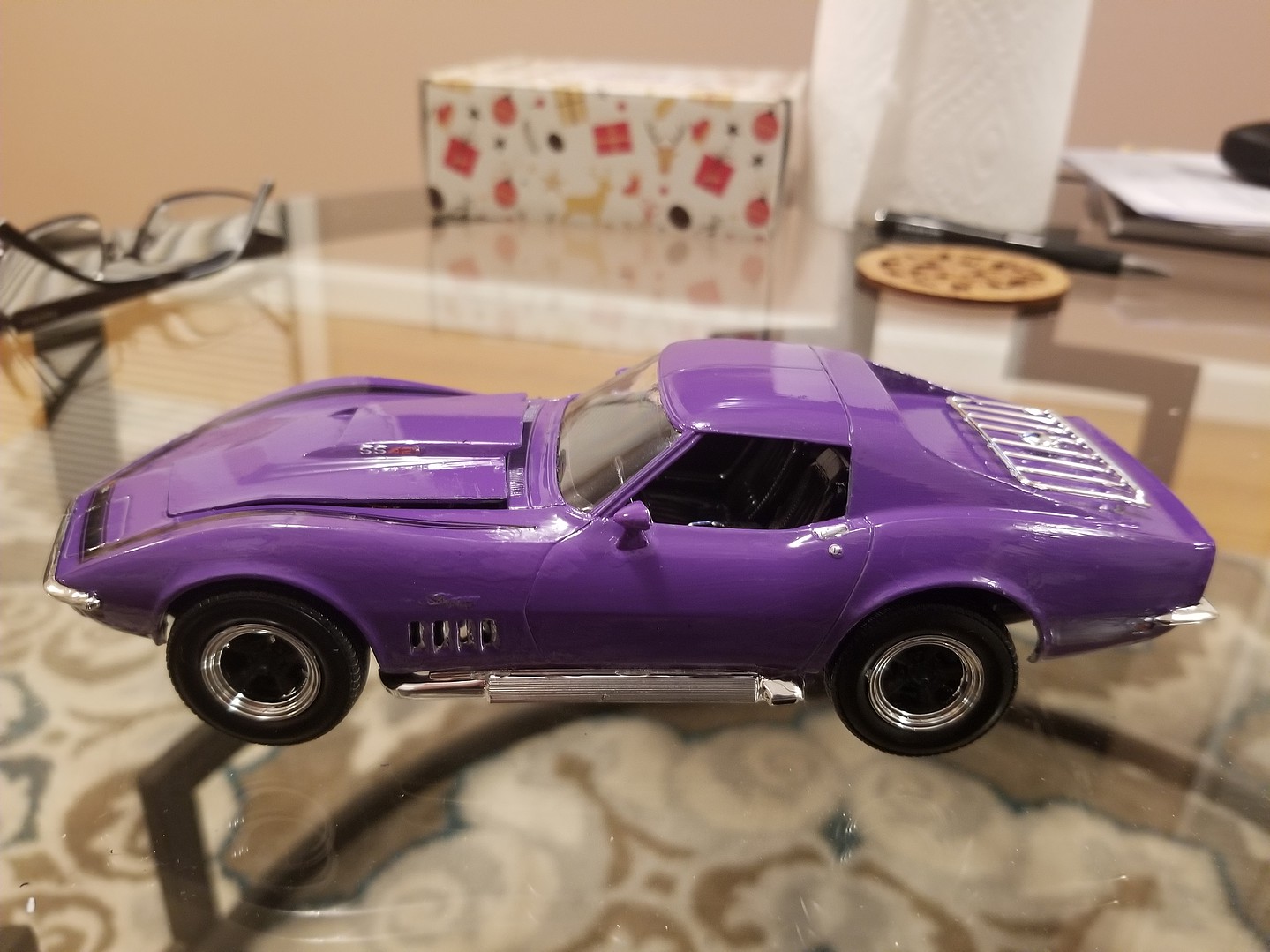 1969 Corvette Coupe Yenko -- Plastic Model Car Kit -- 1/25 Scale ...