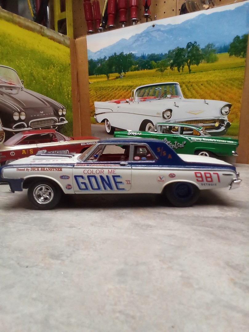Color Me Gone 1964 Dodge 300 Superstock -- Plastic Model Car Kit -- 1/ ...