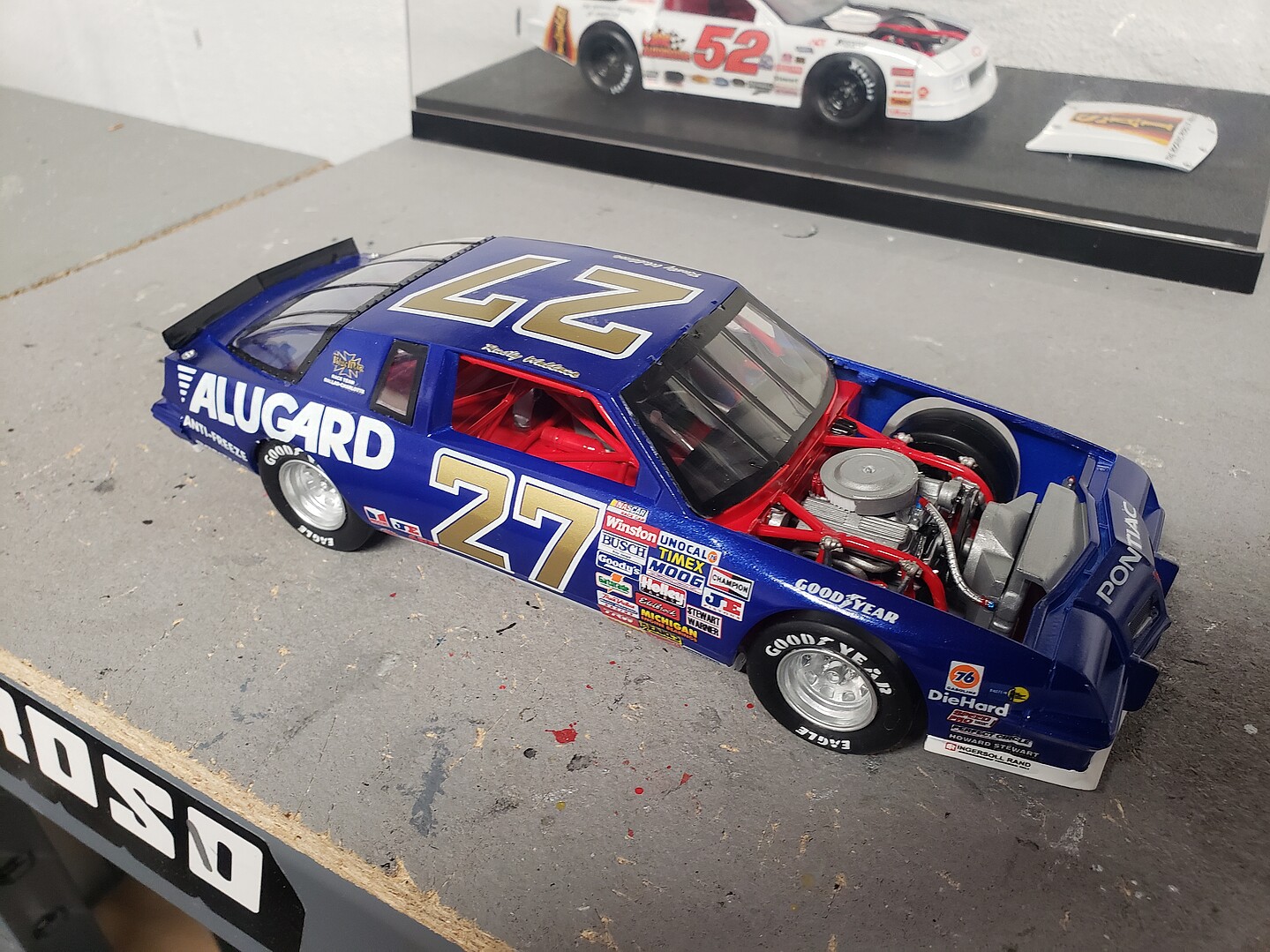 Rusty Wallace #27 Valugard Pontiac 2+2 1986 -- Plastic Model Racecar ...