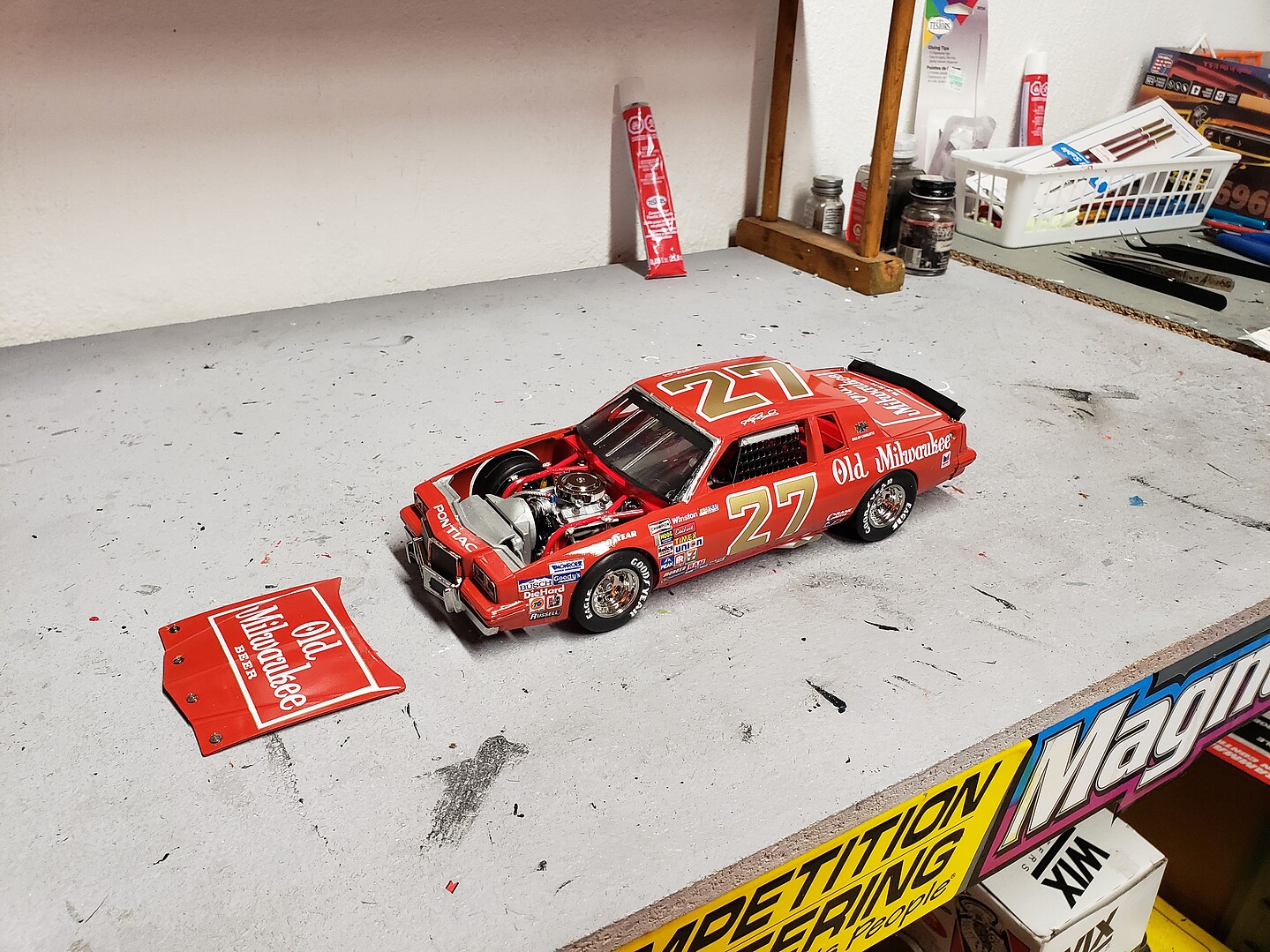Tim Richmond Pontiac Grand Prix 1984 Winner -- Plastic Model Racecar ...