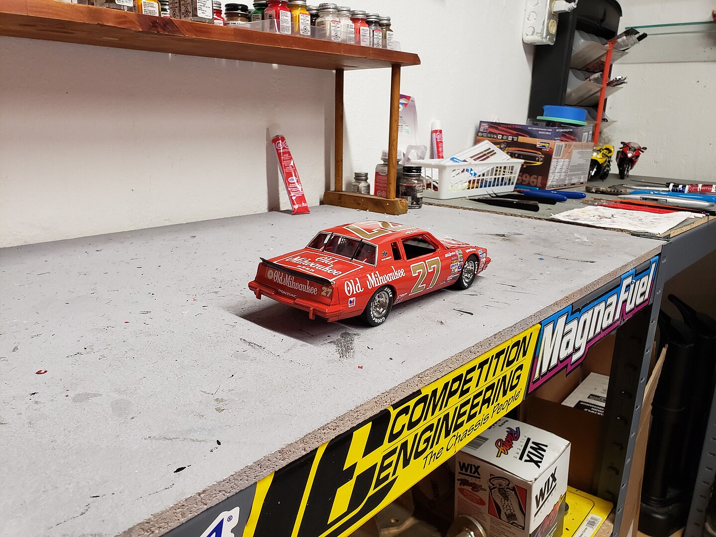Tim Richmond Pontiac Grand Prix 1984 Winner -- Plastic Model Racecar ...
