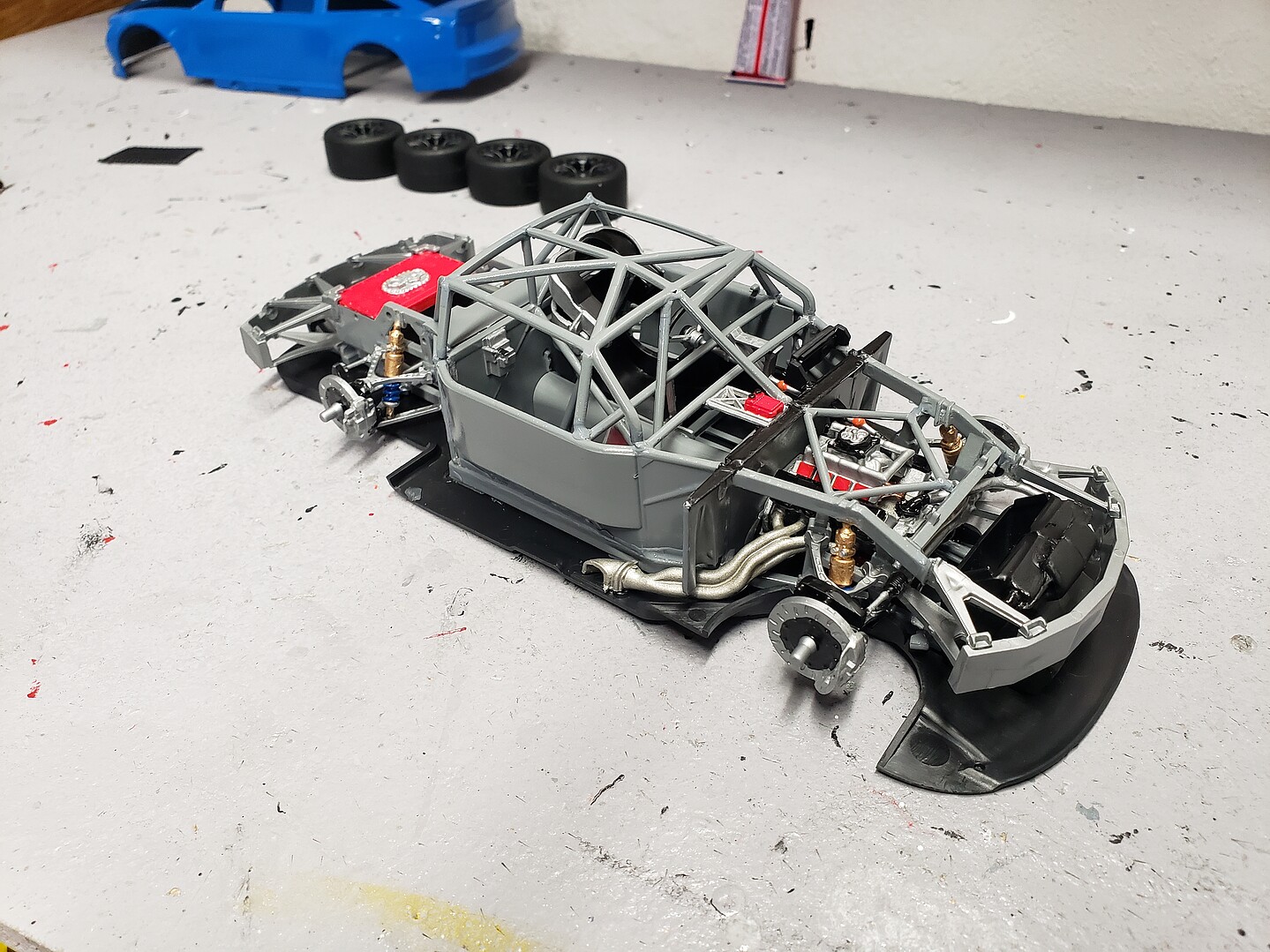 2022 Camaro Kyle Larson Patriotic Paint Scheme -- Plastic Model Car Kit ...