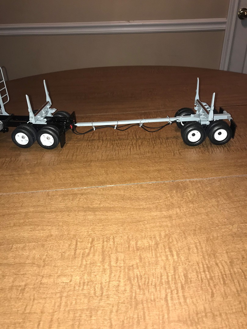 Peerless Logging Trailer -- Plastic Model Vehicle Kit -- 1/25 Scale ...