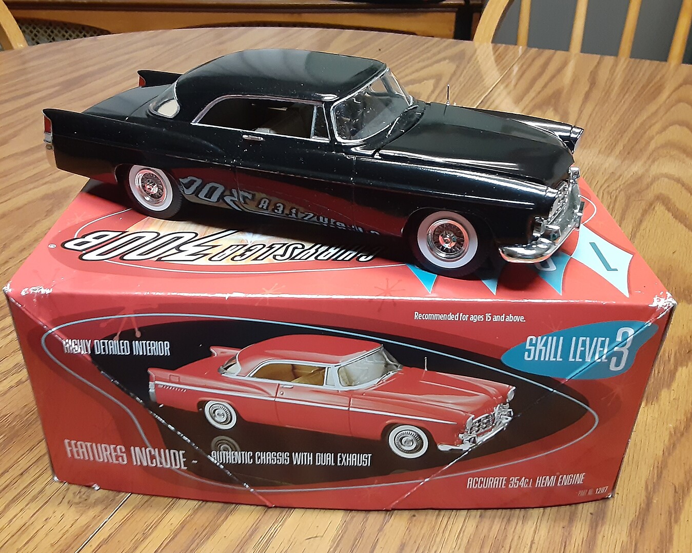 1956 Chrysler 300B -- Plastic Model Car Kit -- 1/25 Scale -- #1207 ...