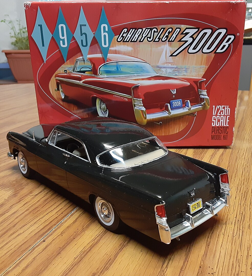 1956 Chrysler 300B -- Plastic Model Car Kit -- 1/25 Scale -- #1207 ...