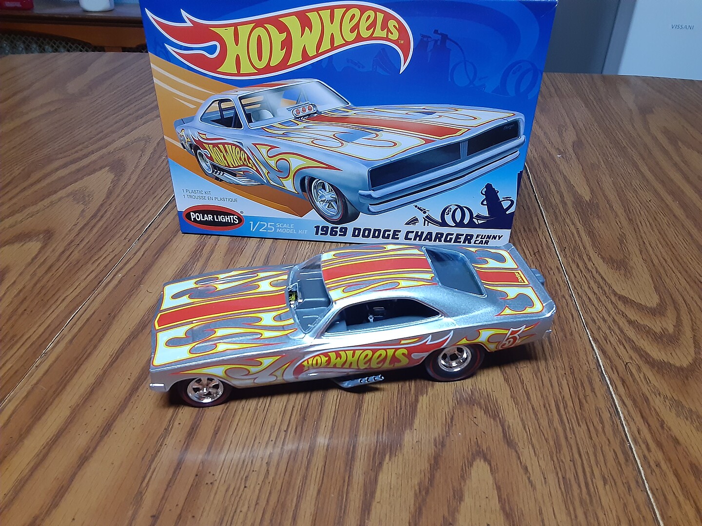 1969 Dodge Charger Funny HW -- Plastic Model Car Vehicle Kit -- 1/25 ...