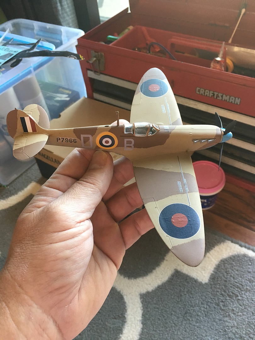 Gallery Pictures Revell-Monogram Spitfire Mk-II Plastic Model Airplane Kit 1/48 Scale #855239