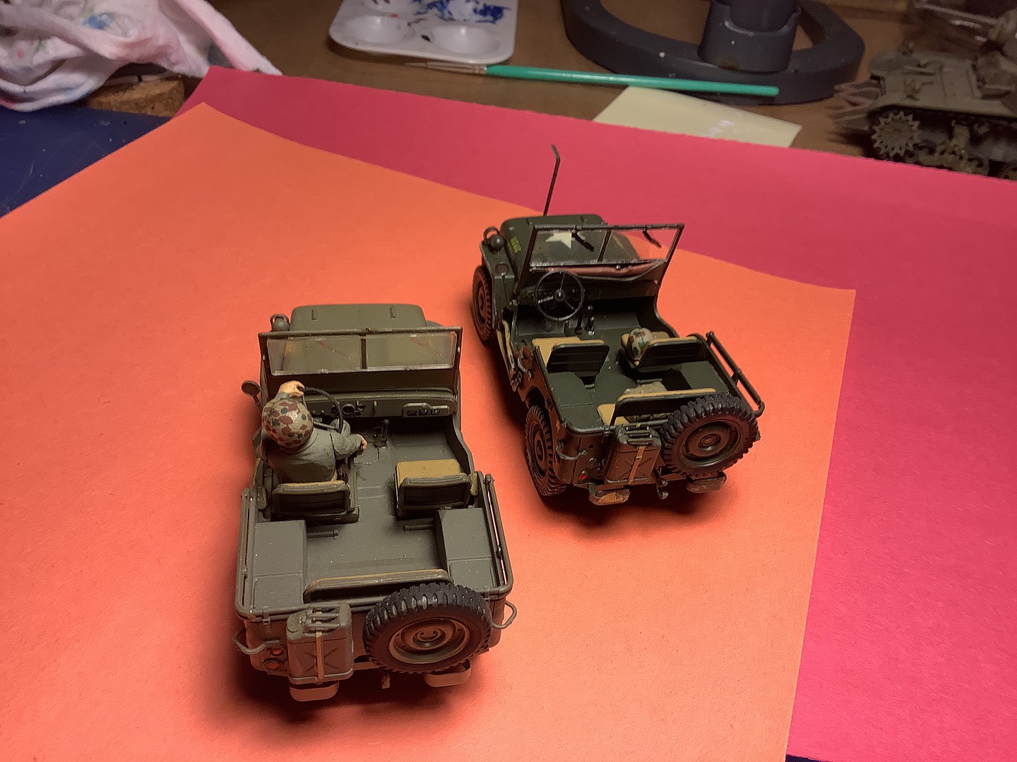 Jeep -- Plastic Model Military Vehicle Kit -- 1/35 Scale -- #550314 ...