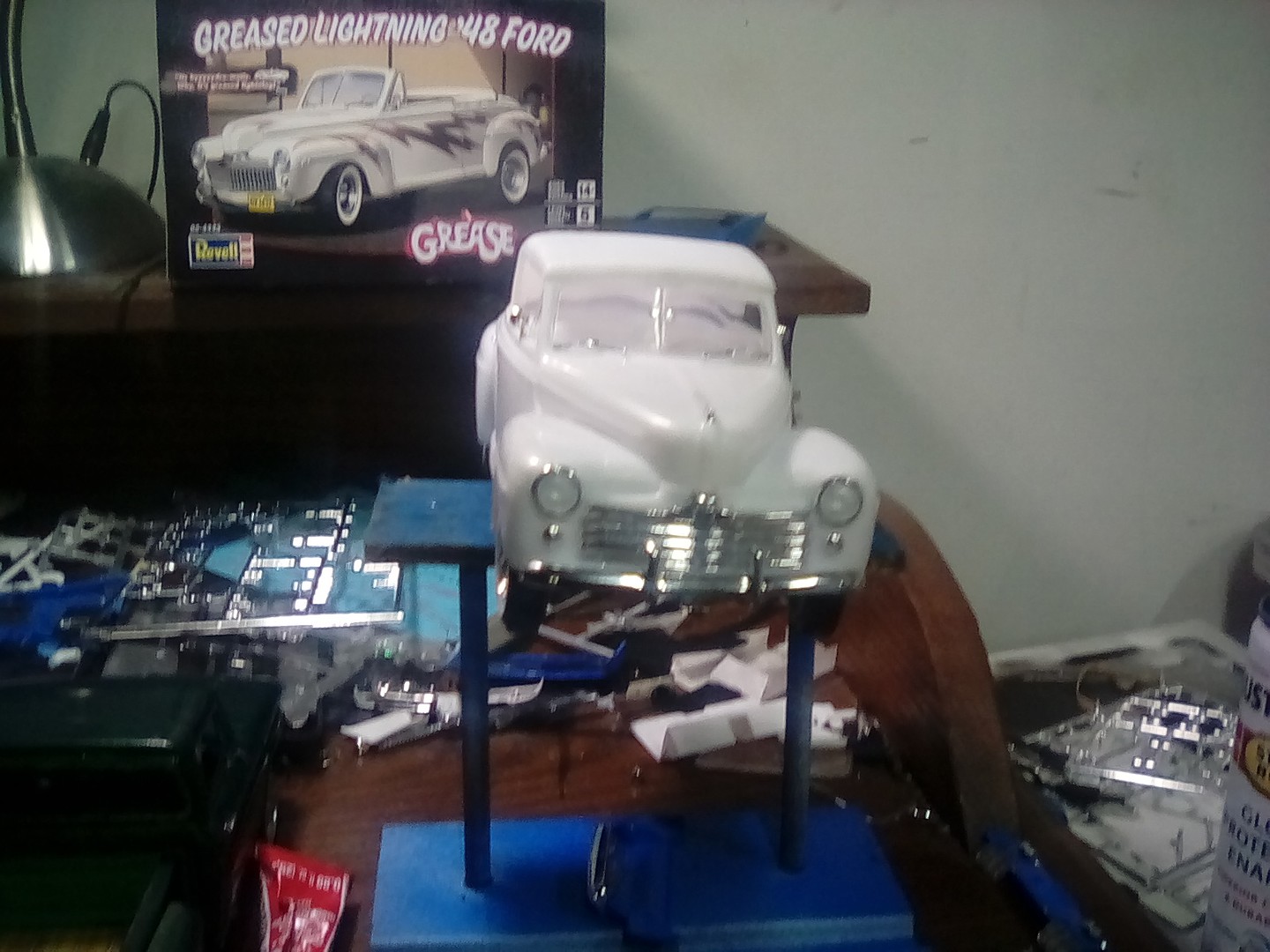 Greased Lightning 1948 Ford Convertible -- Plastic Model Car Kit -- 1/ ...