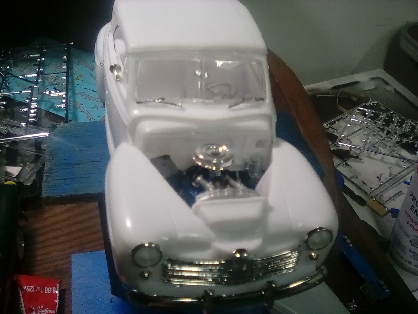 Greased Lightning 1948 Ford Convertible -- Plastic Model Car Kit -- 1/ ...