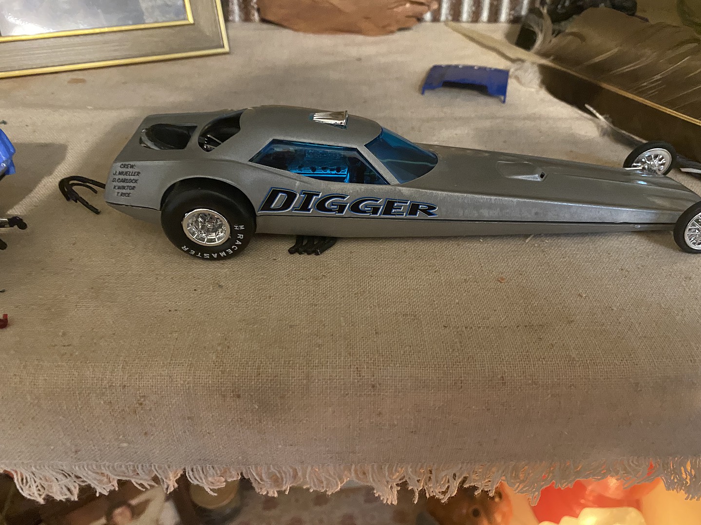 Digger Dragster, Fooler Fueler -- Plastic Model Car Kit -- 1/25 Scale ...