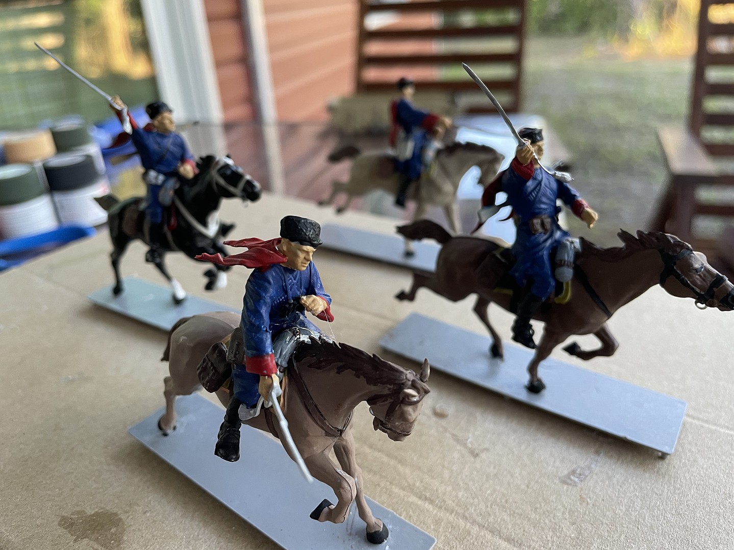 Wwii Soviet Cossacks Plastic Model Military Figure Kit 1 35 Scale