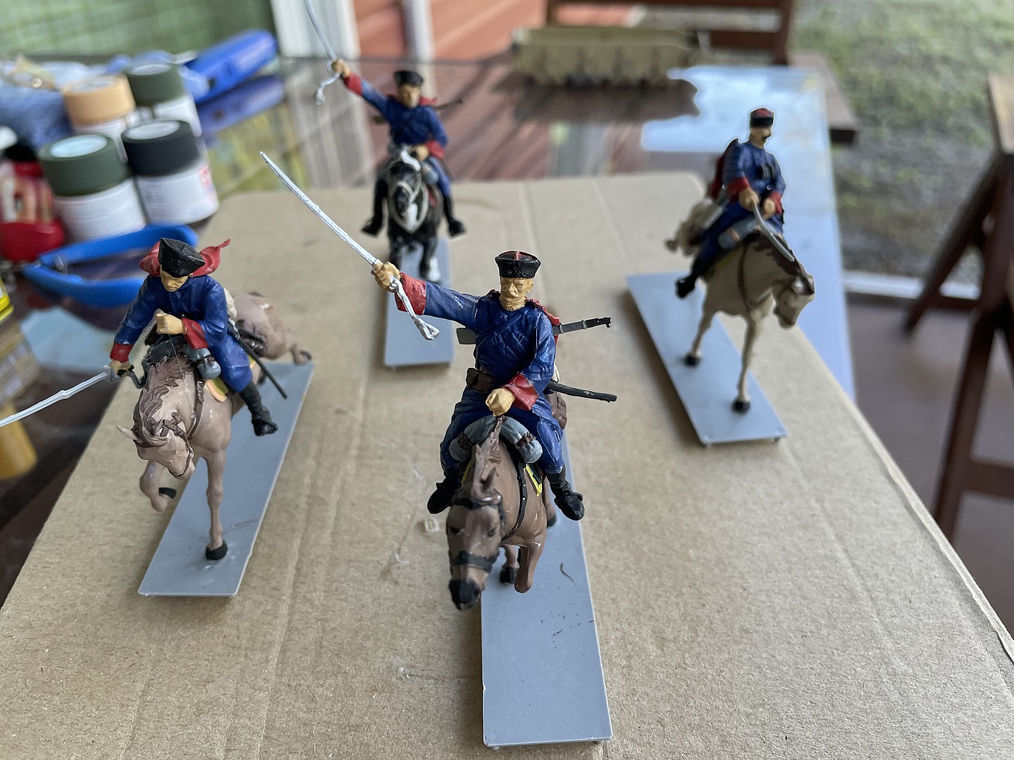 Wwii Soviet Cossacks Plastic Model Military Figure Kit 1 35 Scale