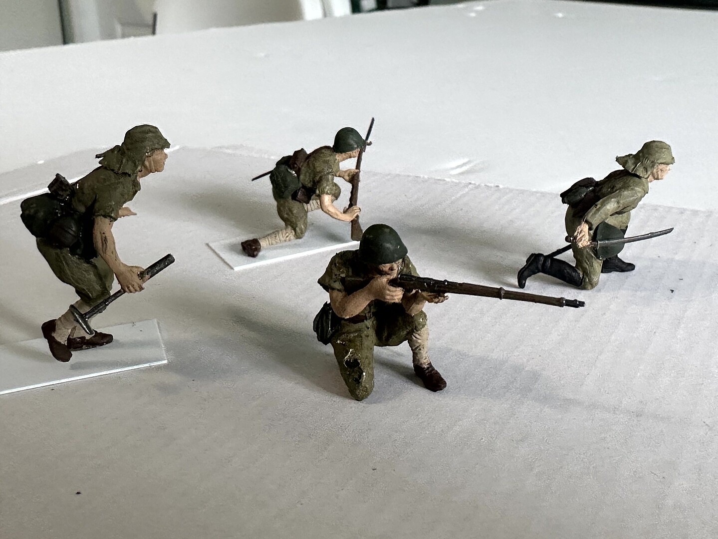 Japanese Army Infantry Soldier Set -- Plastic Model Military Figure Kit ...