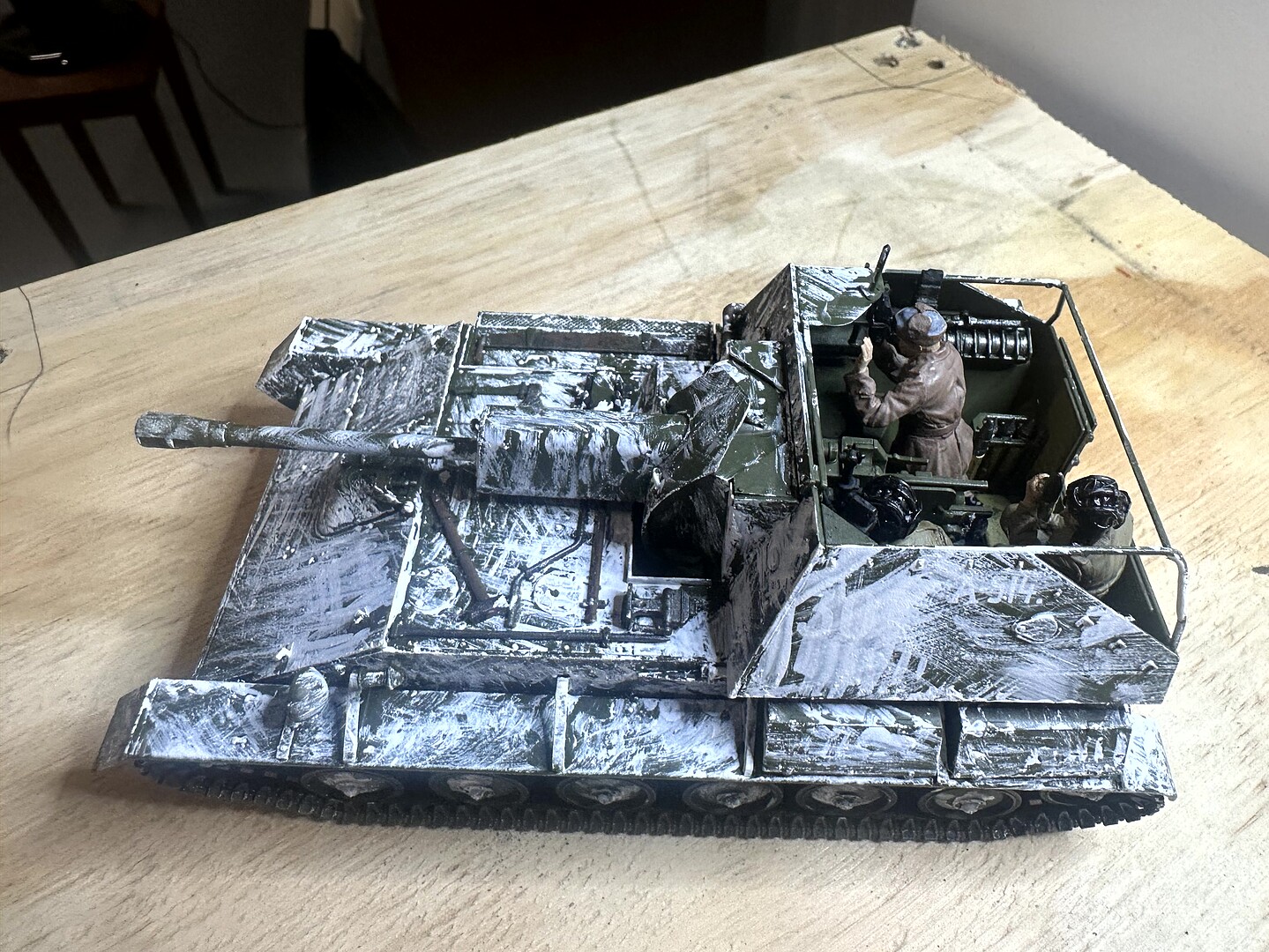 Russian Self-Propelled Gun SU-76M -- Plastic Model Military Vehicle Kit -- 1/35 Scale -- #35348 ...