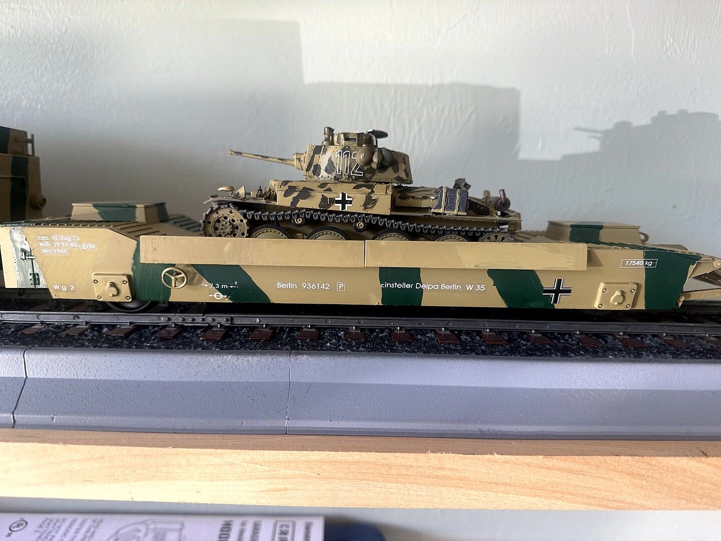 WWII German Panzertragerwagen Tank Transport Flatcar Pictures