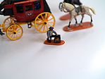 Imex Stagecoach with Horses and Figures Set Western Plastic Model Kit 1 ...