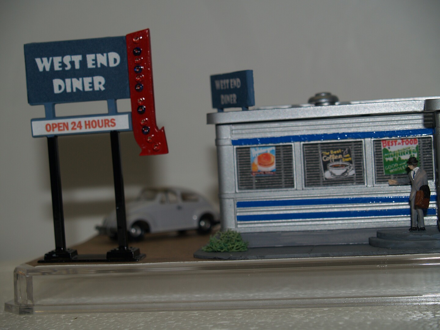 Route 22 Diner Kit -- HO Scale Model Railroad Building -- #110 pictures ...