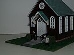 Life-Like Town Church Kit Model Train Building HO Scale #1350