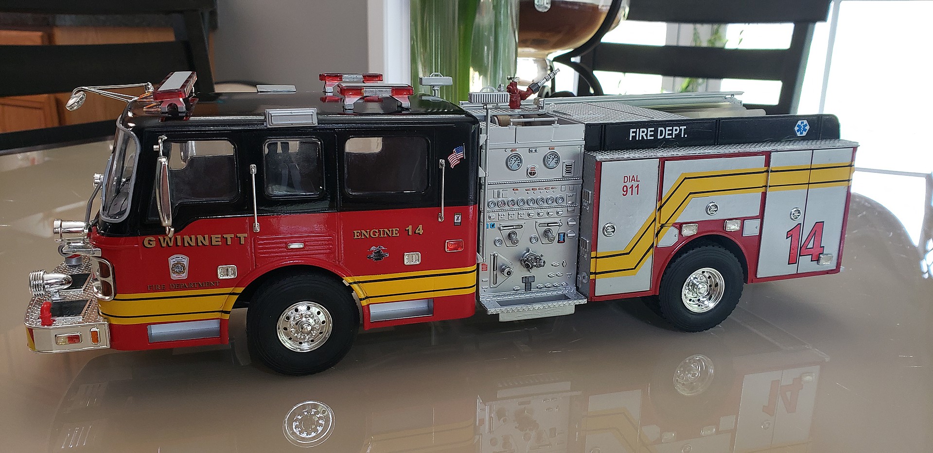 '02 American LaFrance Eagle Fire Pumper -- Plastic Model FIretruck Kit ...