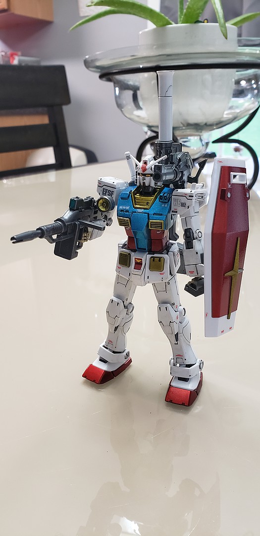 1 RX-78-2 GUNDAM -- Snap Together Plastic Model Figure -- 1/144 Scale ...