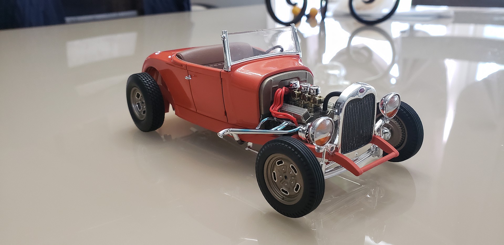 1929 Model A Roadster -- Plastic Model Car Kit -- 1/25 Scale -- #854463 ...