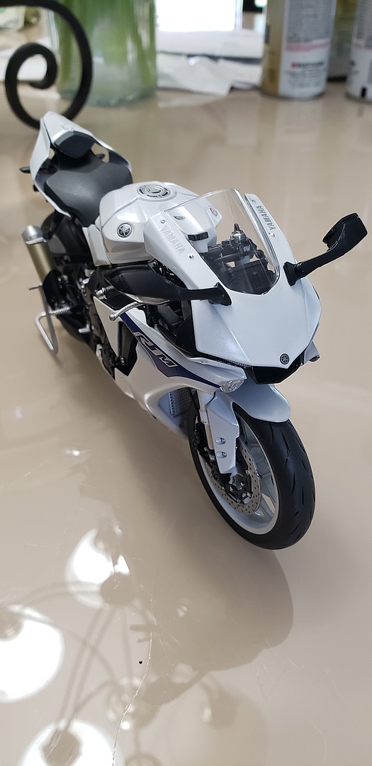Gallery Pictures Tamiya Yamaha YZF-R1M Motorcycle Plastic Model ...