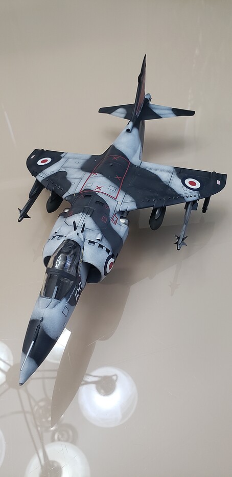 Hawker Sea Harrier -- Plastic Model Airplane Kit -- 1/48 Scale ...