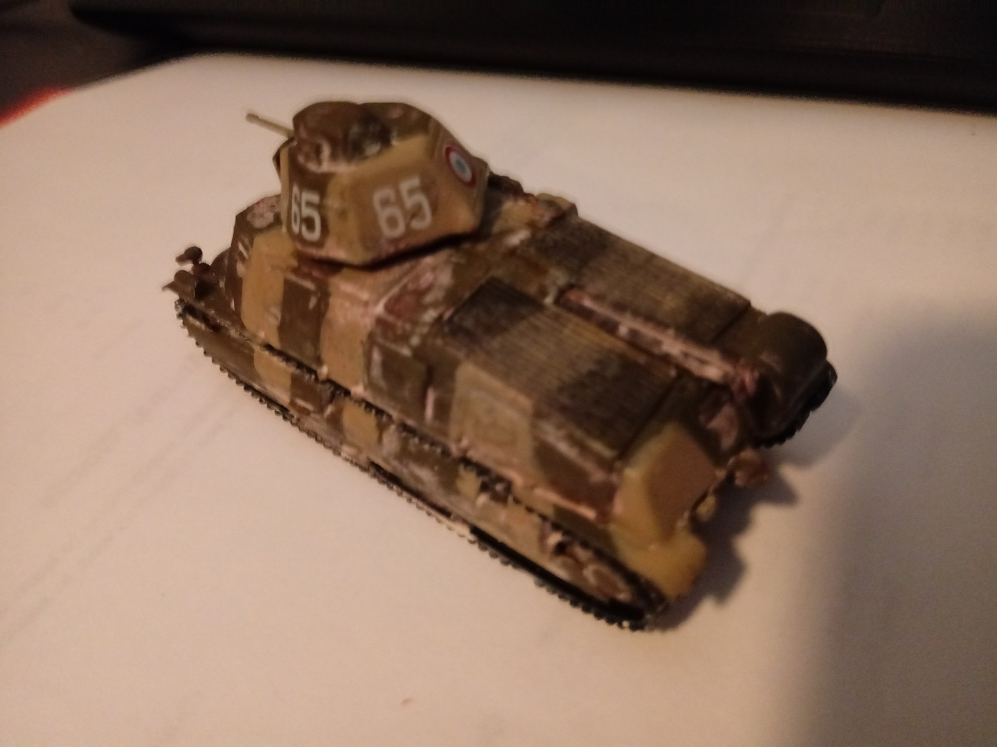 Somua S35 Battle Tank -- Plastic Model Military Vehicle Kit -- 1/72 ...