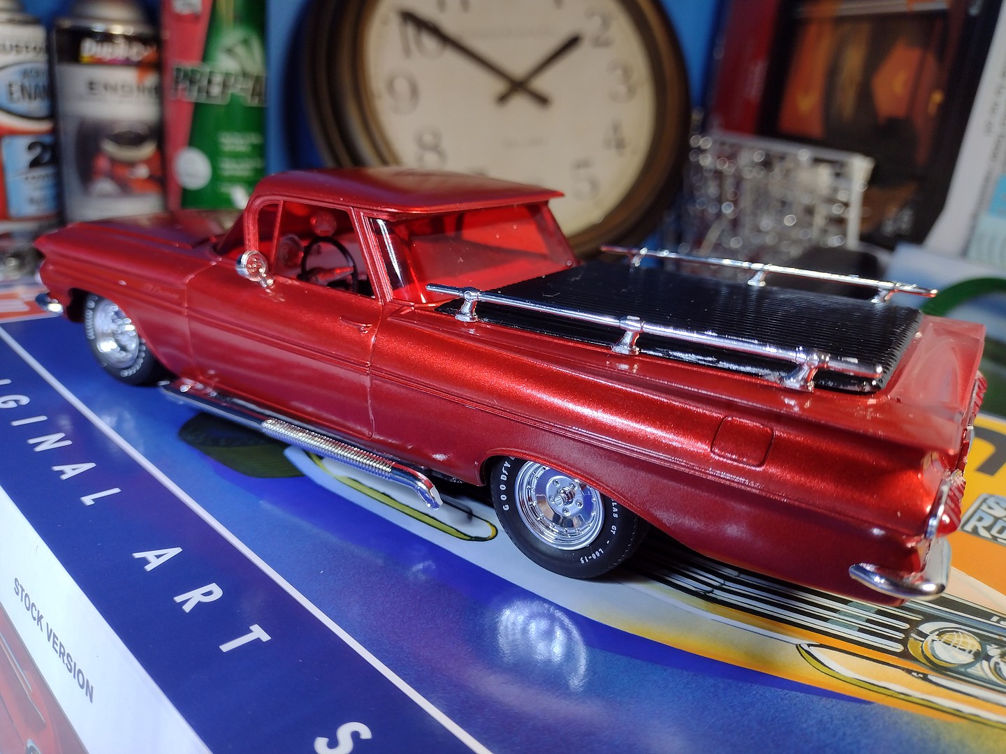1959 Chevy El Camino Original Art Series -- Plastic Model Car Kit -- 1/25 Scale -- #1058 ...