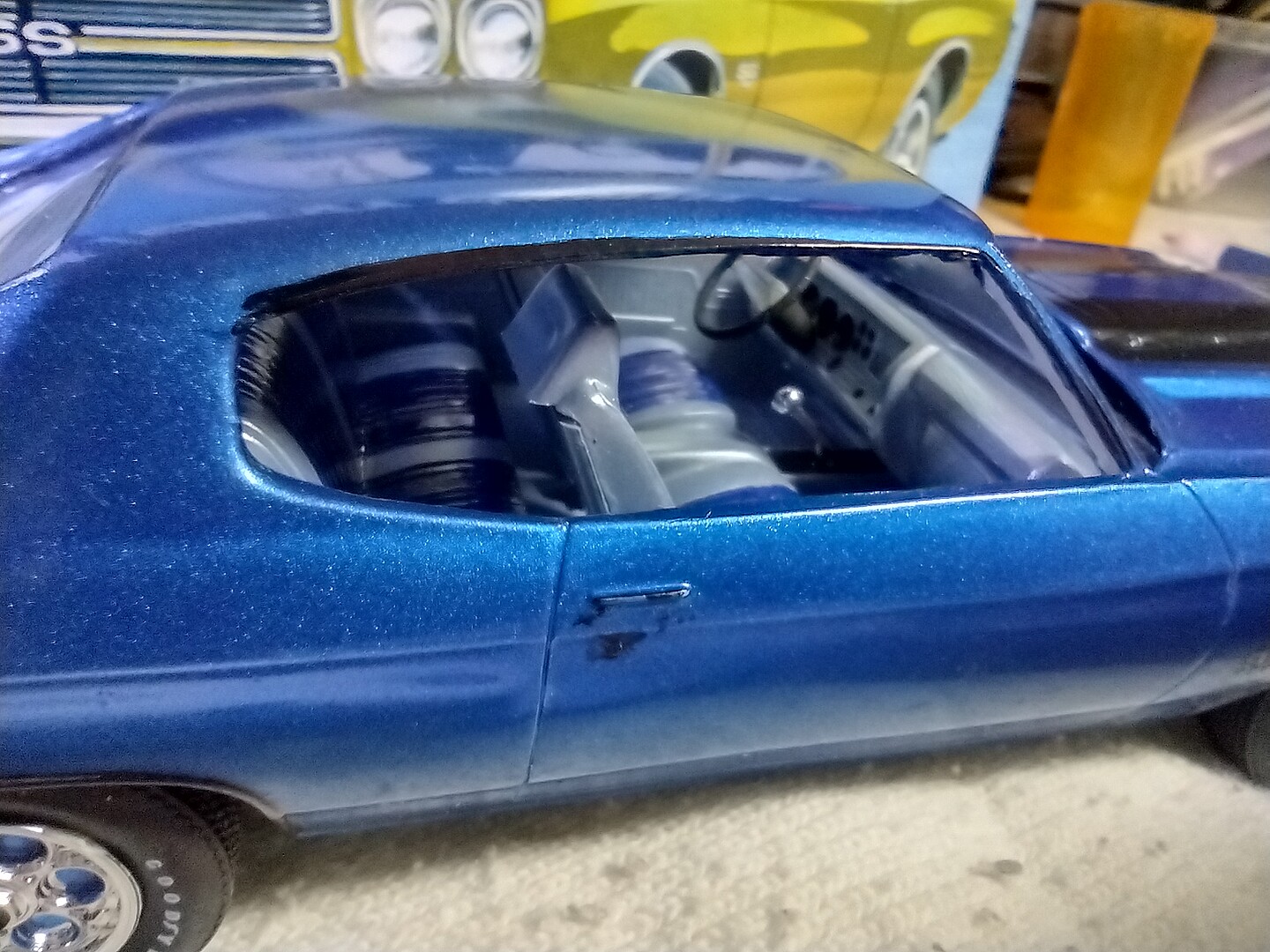 1970 Chevy Chevelle 22 2T -- Plastic Model Car Kit -- 1/25 Scale ...