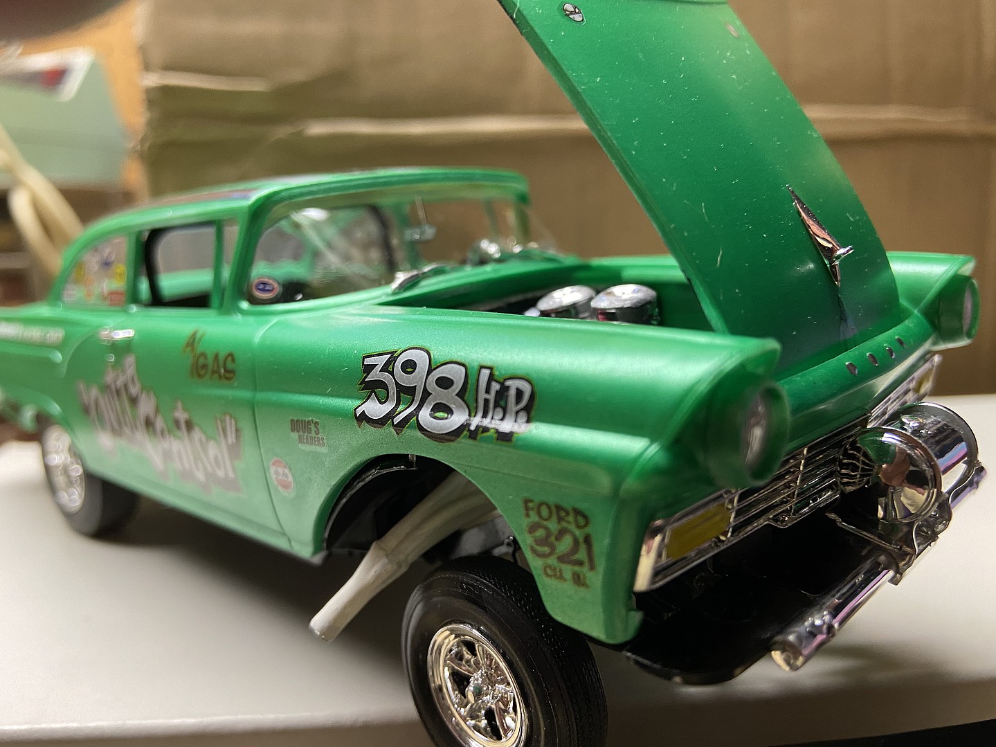 1957 Ford Gasser 2n1 -- Plastic Model Car Kit -- 1/25 Scale -- #854478 ...