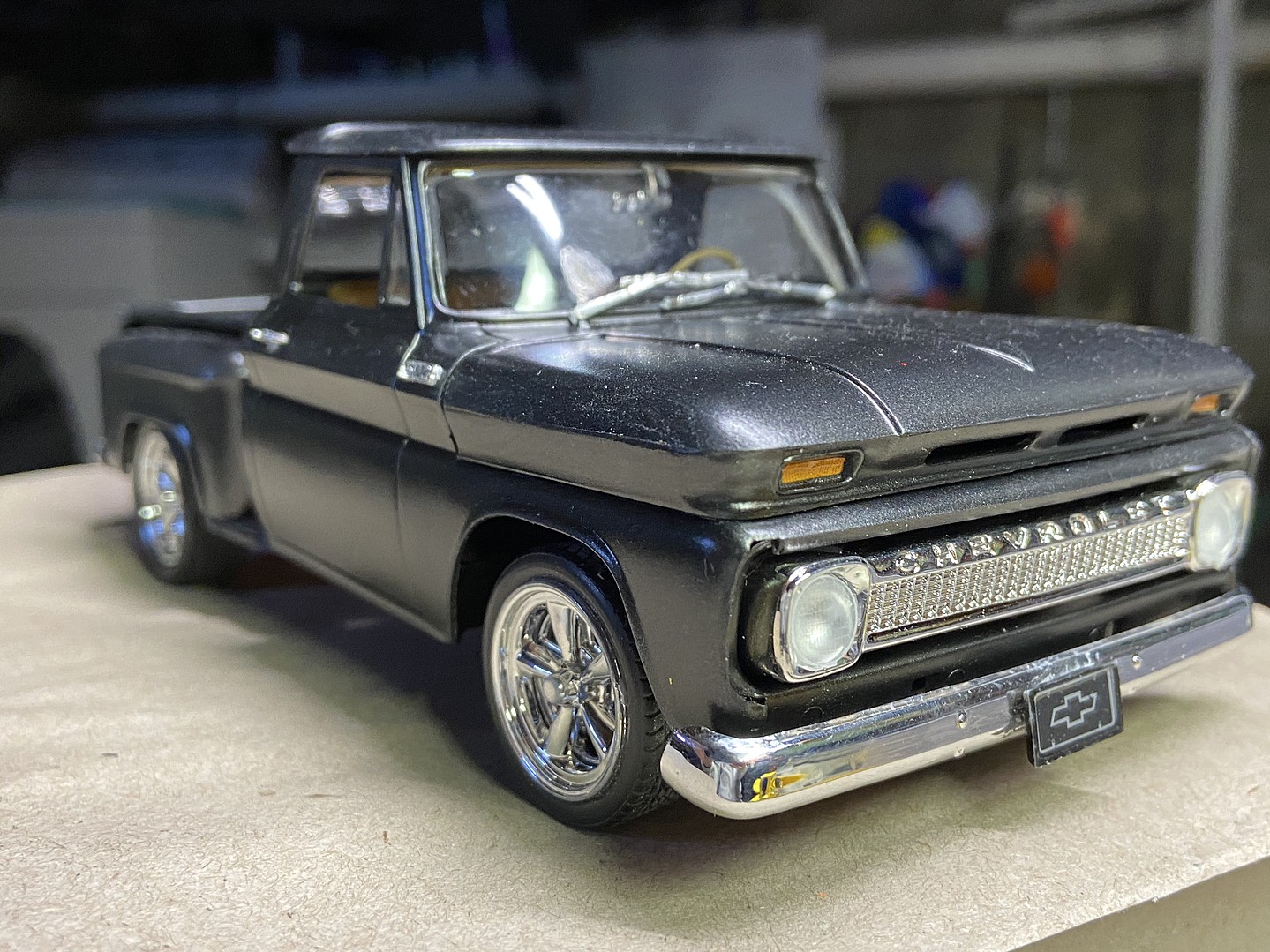 1965 Chevy Stepside Pickup 2'n1 -- Plastic Model Truck Kit -- 1/25 ...