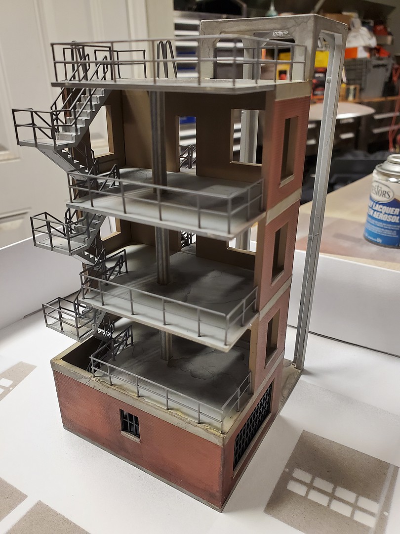 Fire Department Drill Tower Kit (4-1/8 x 3-7/16 x 7'') -- HO Scale ...