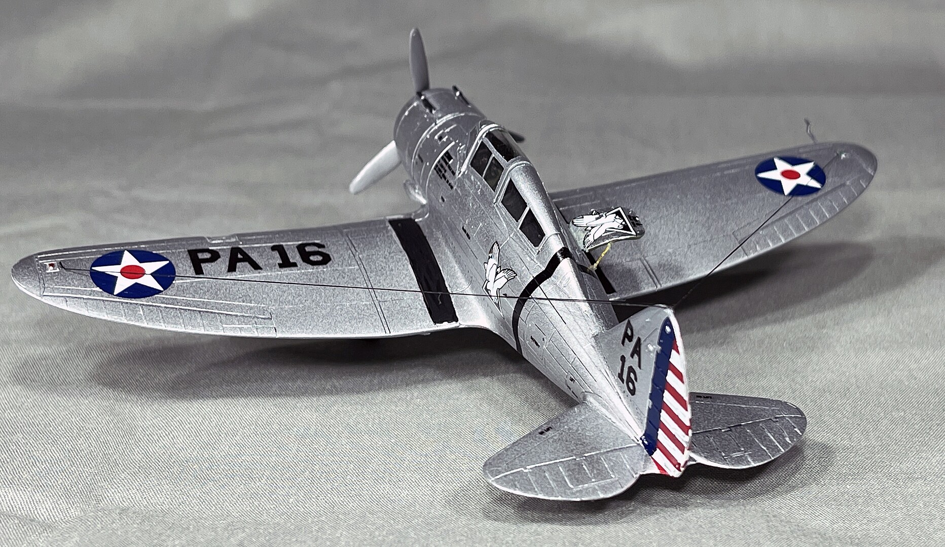 P35 Silver Wings Aircraft -- Plastic Model Airplane Kit -- 1/72 Scale ...