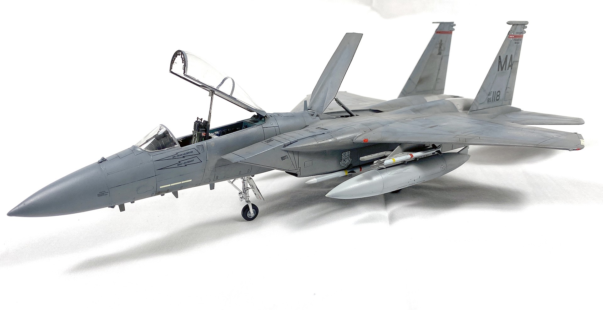 F15C MSIP II Tactical Fighter -- Plastic Model Airplane Kit -- 1/72 ...