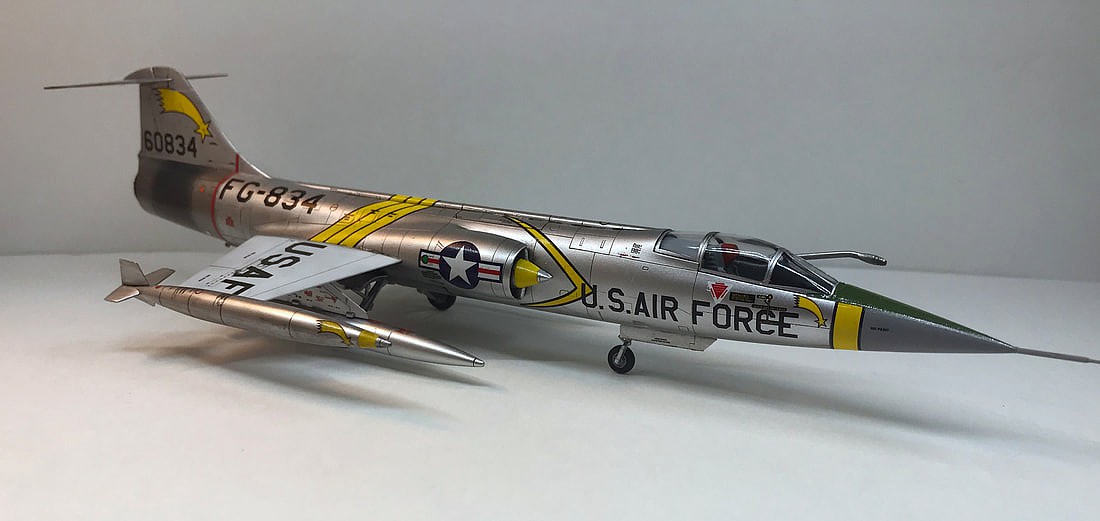 Gallery Pictures Italeri F-104 A/C Starfighter Plastic Model Airplane ...