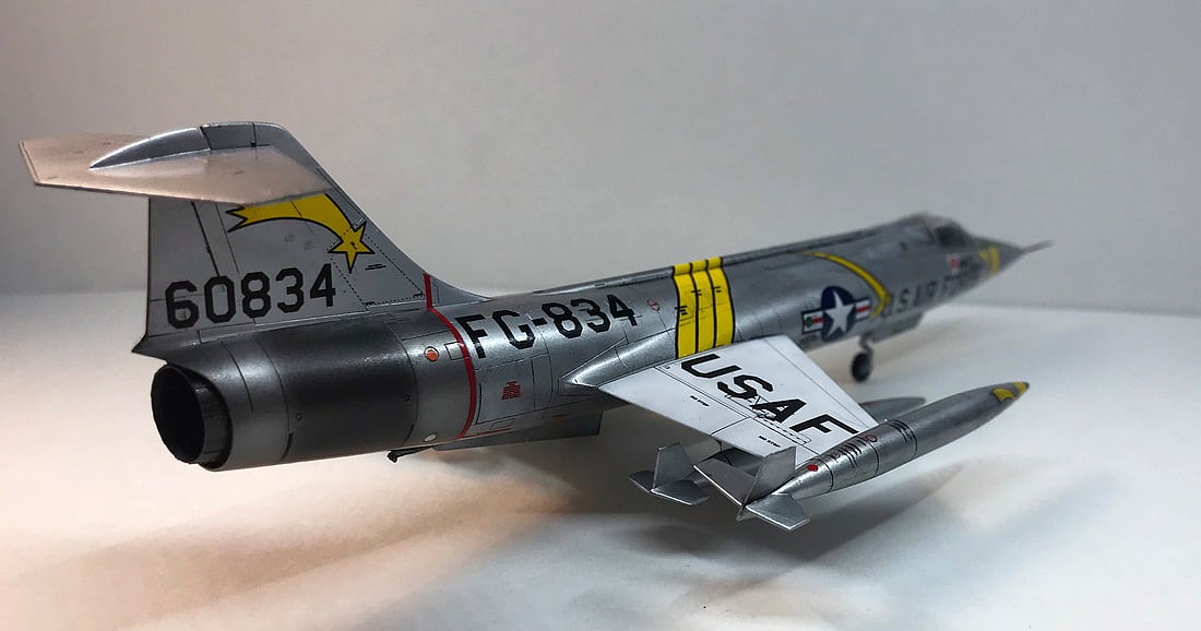 F-104 A/C Starfighter -- Plastic Model Airplane Kit -- 1/72 Scale ...