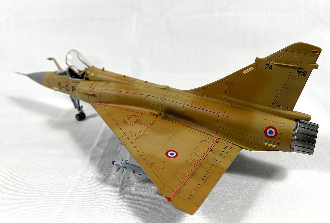 Mirage 2000C Gulf War Anniversary -- Plastic Model Airplane Kit -- 1/72 ...