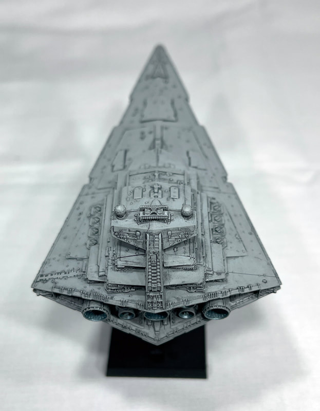 Star Wars - STAR DESTROYER -- Plastic Model Vehicle Kit -- 1/14500 ...