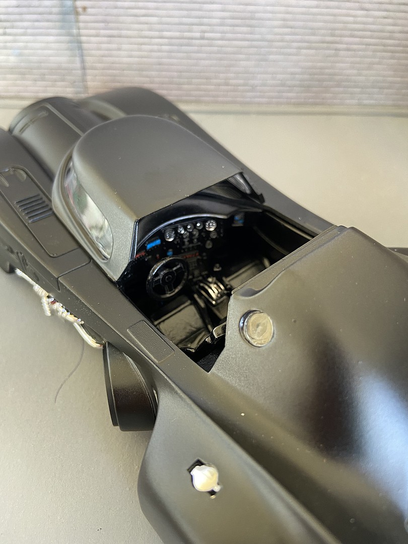 1989 Batmobile with Resin Batman Figure -- Plastic Model Vehicle Kit ...