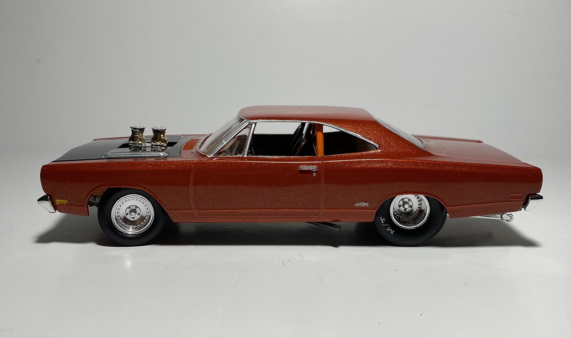 1969 Plymouth GTX Hadtop Pro Street 2T-25 -- Plastic Model Car Vehicle ...