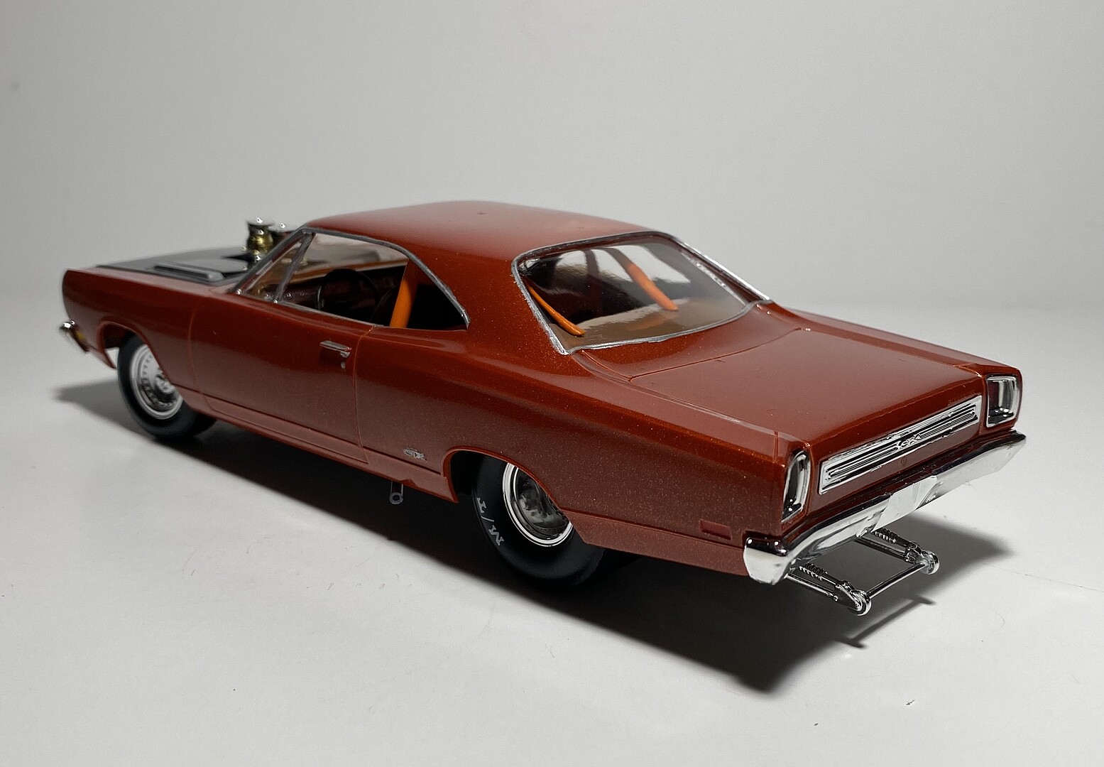 1969 Plymouth GTX Hadtop Pro Street 2T-25 -- Plastic Model Car Vehicle ...