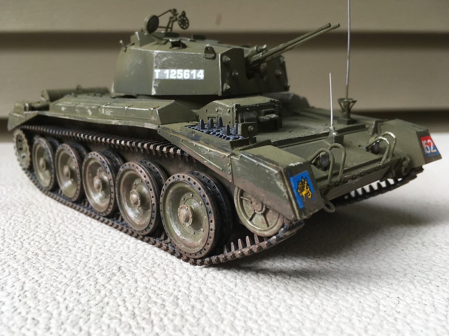 Crusader Mk III Anti-Aircraft Tank -- Plastic Model Military Vehicle ...